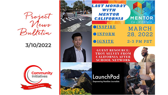 Project News | March 10, 2022 - Community Initiatives