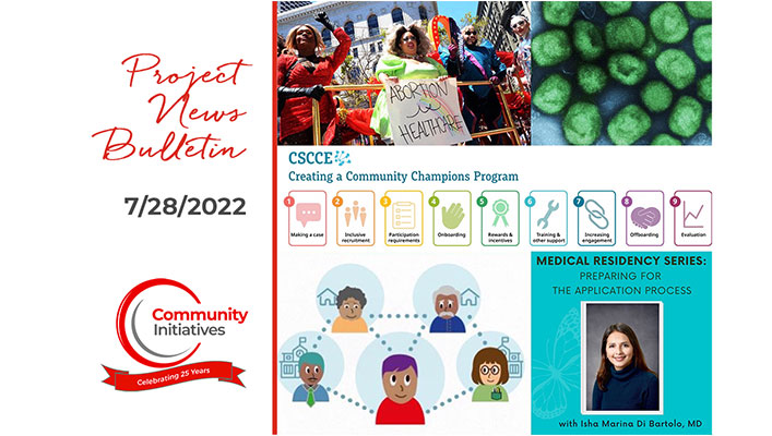 Project News | July 28, 2022 - Community Initiatives